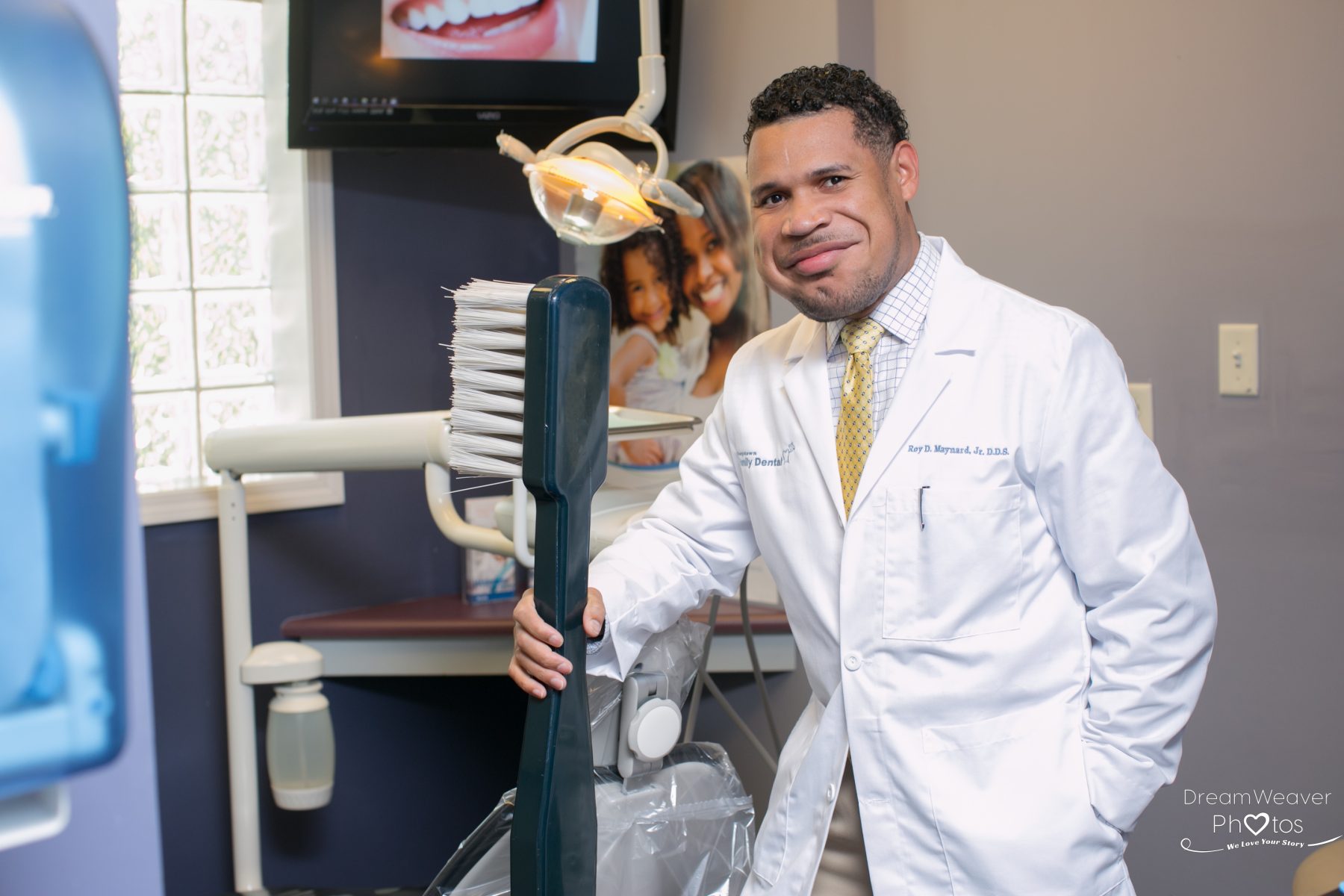 Commercial Photo shoot Dr. Maynard , dentist photos - Dream Weaver Photos